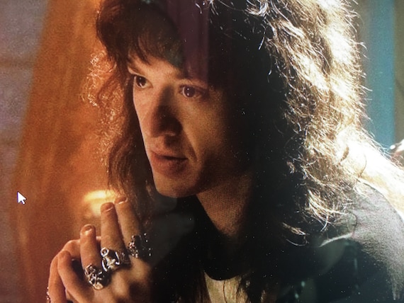 Eddie Munson Skull Ring G & S Ring - Gem