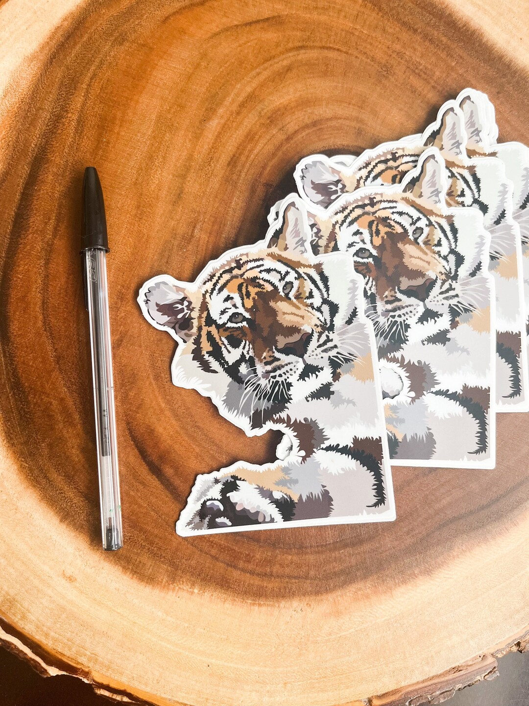 Illustrated Lion Sticker - Etsy