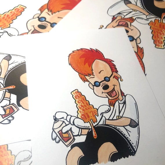 Cheese Boy Art Print - Etsy