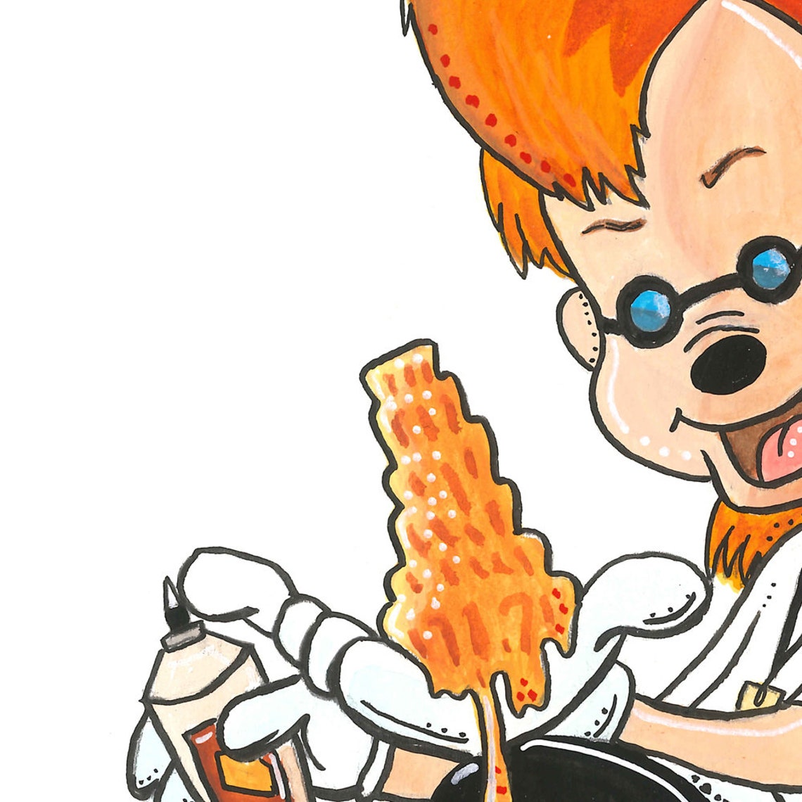 Cheese Boy Art Print - Etsy