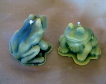 Frog candles | Etsy