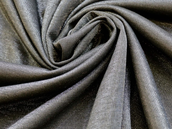 Ponte Roma Fabric Jersey Double Sided Metallic Sheen - Etsy UK
