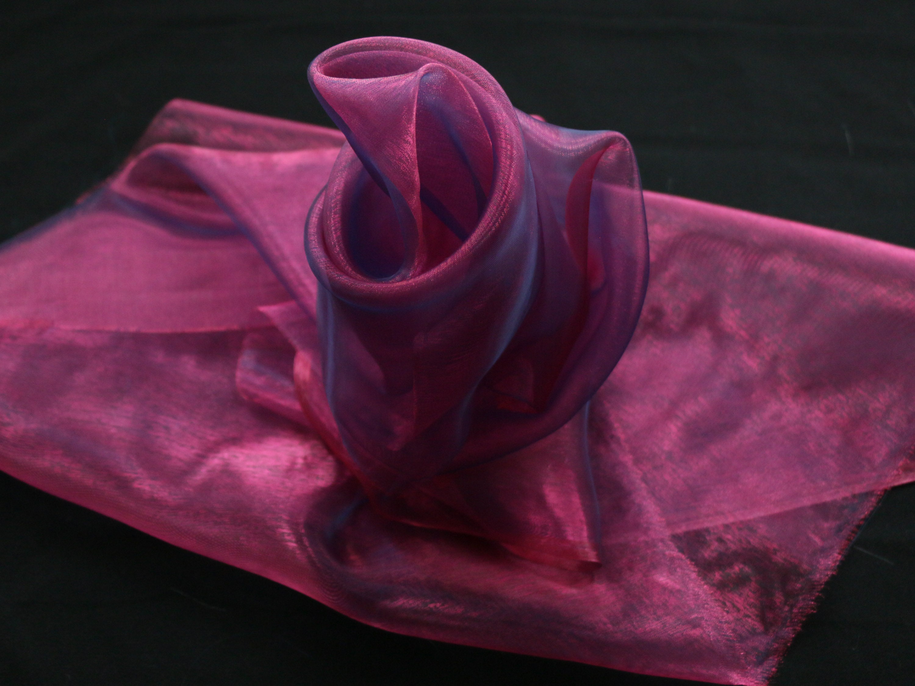 Organza fabric Organza two tone L720b Dyeing & Batik Visual Arts etna ...