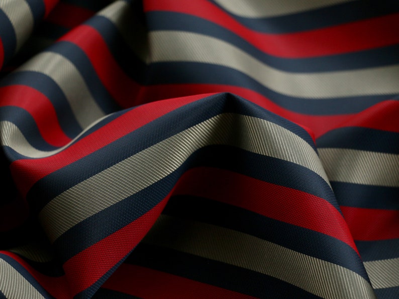 Twill Lining Fabric High Quality Stripe Design - Etsy UK