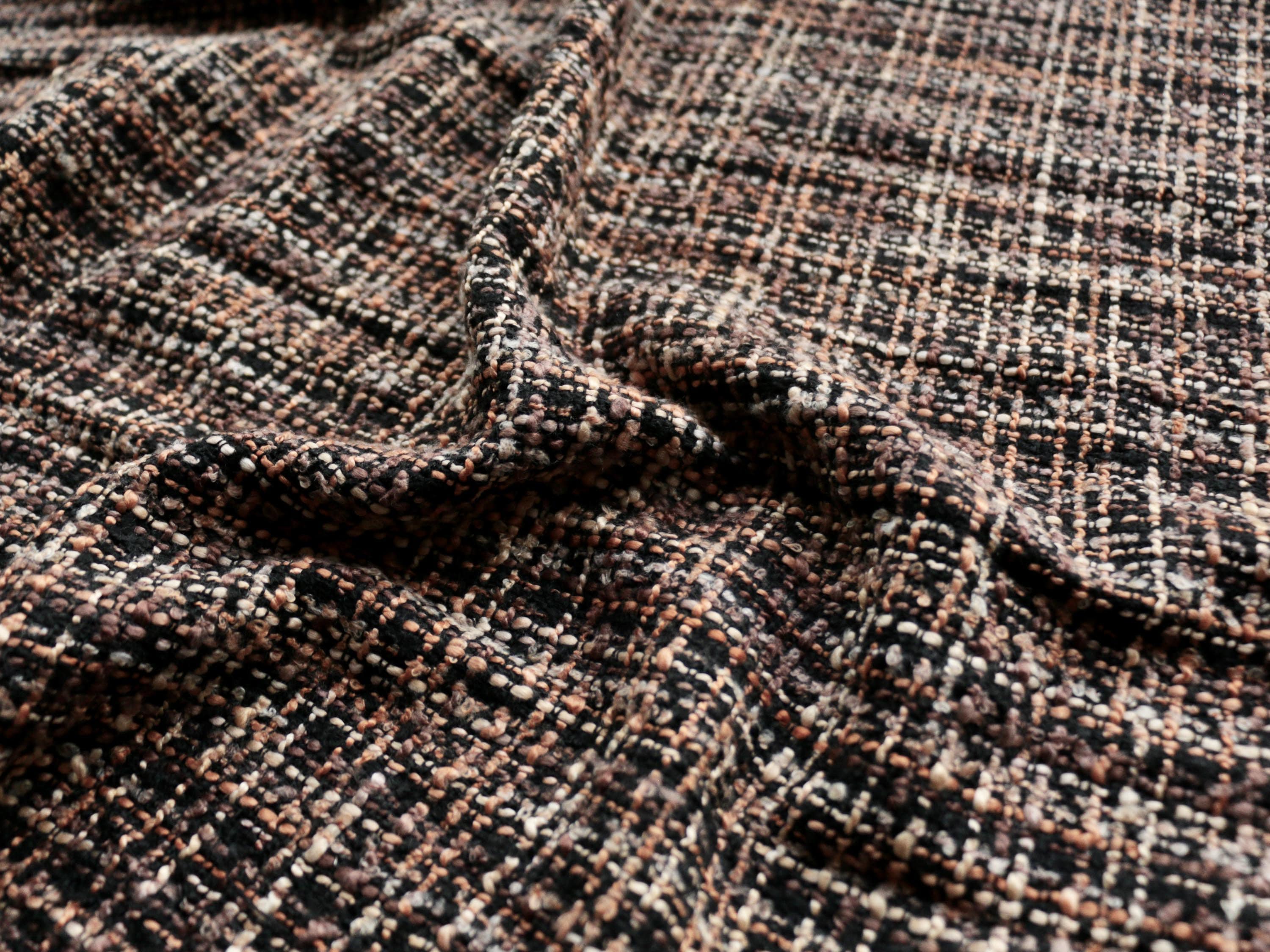 Boucle Fabric Available in 2 Colours Beige and Black or - Etsy UK