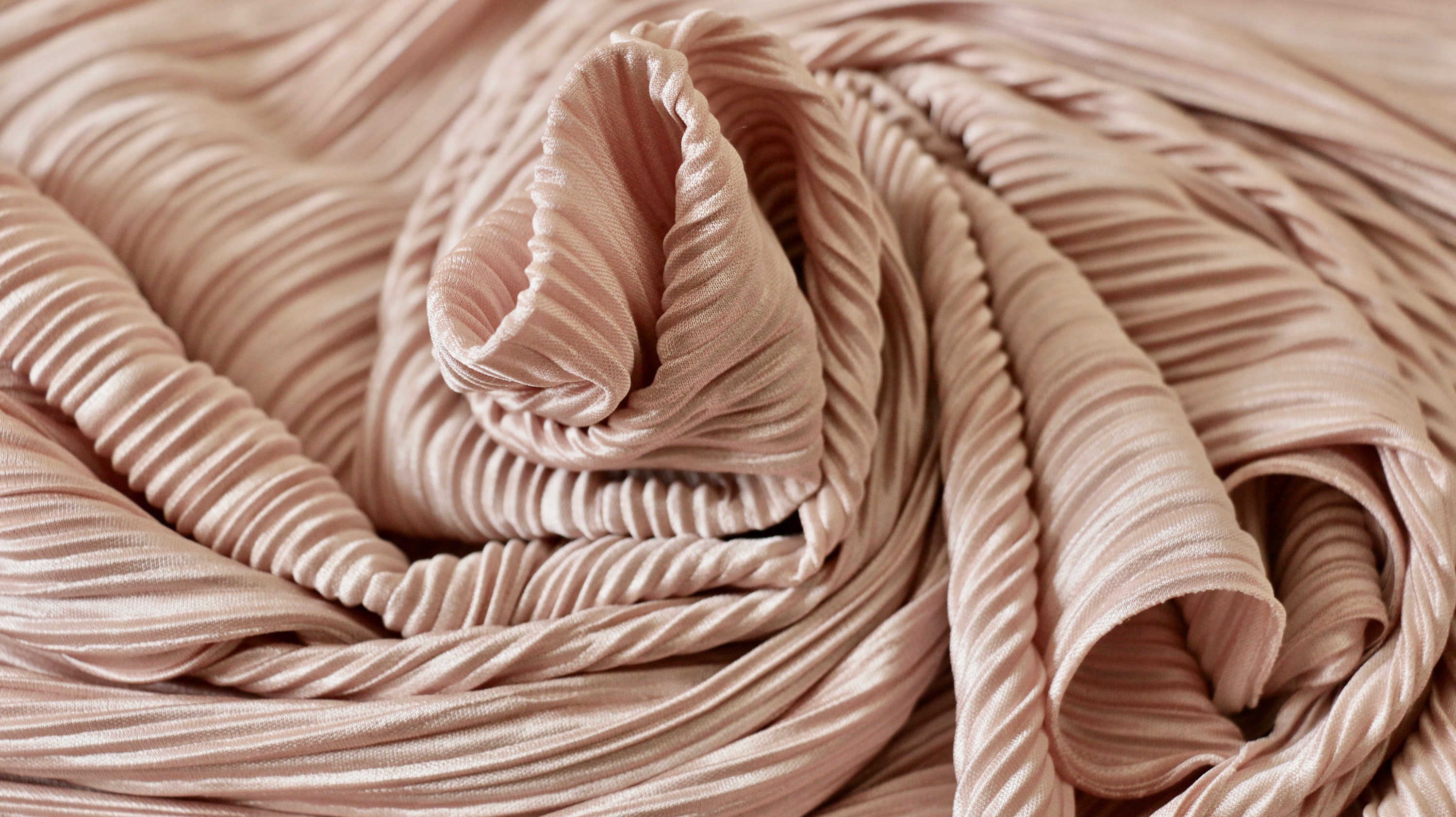 PLISSE FABRIC Pleated Design 2-Way Stretch Available in | Etsy