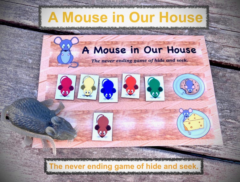 Hide and Seek Mouse Game - Etsy