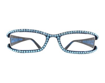 Double Whammy Orange Swarovski Bling Covered Reading | Etsy