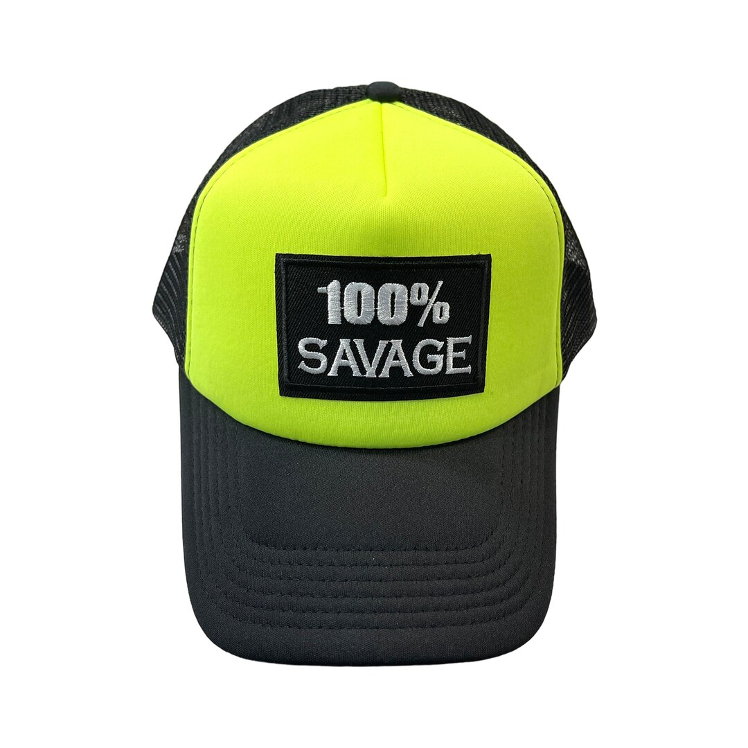 Neon Yellow Trucker Cap - Unisex Trucker Hat With Funny Saying Patch ...
