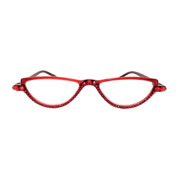 Half Moon Glasses - Etsy