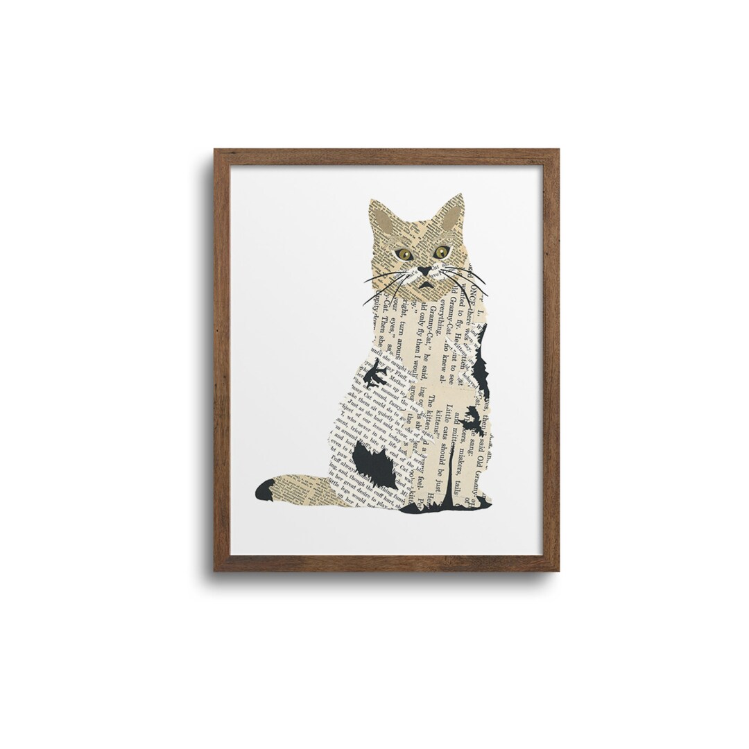 Kitty Cat Prints | Notecards - Cat Poster, Cat Cards, Cat Lover Gift ...