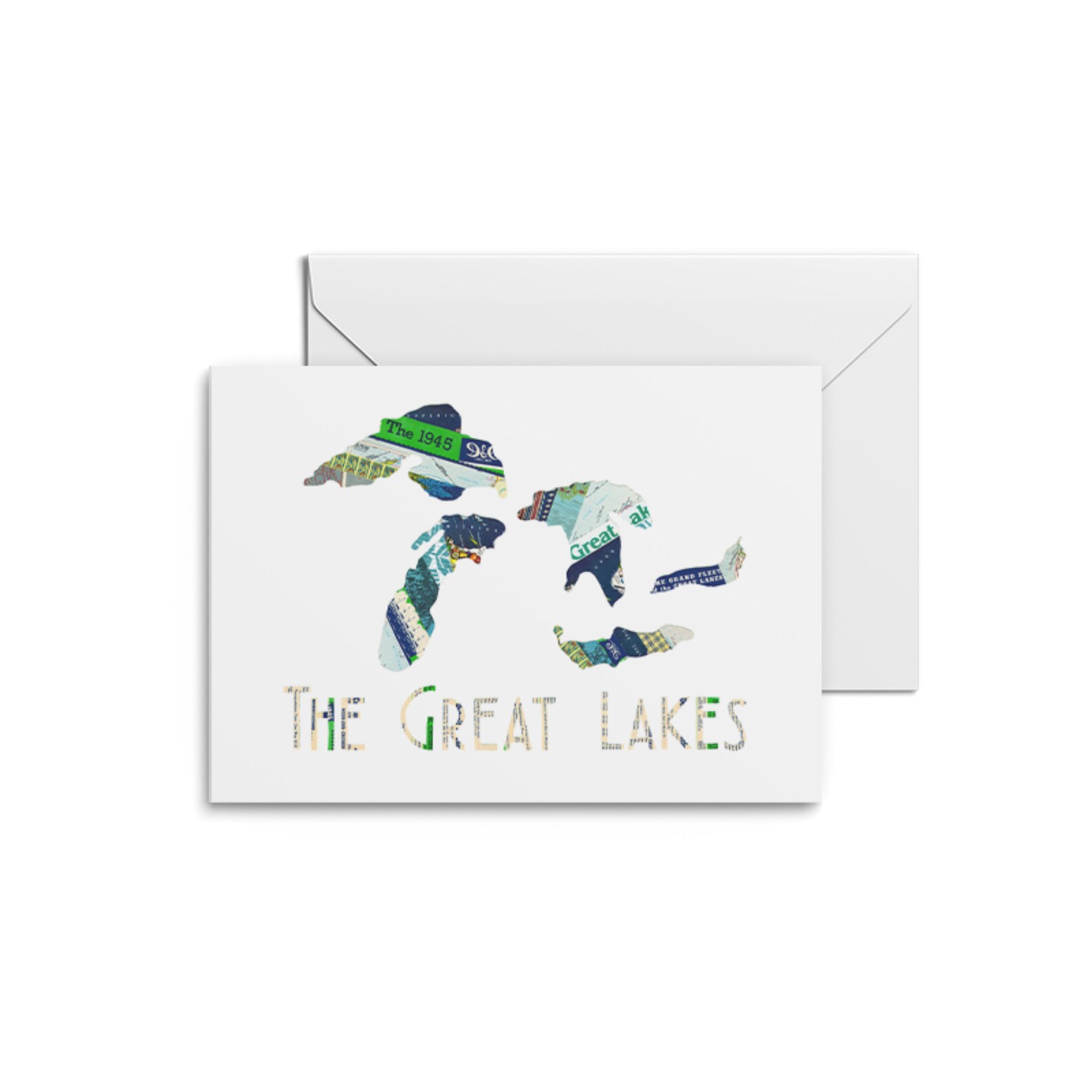 The Great Lakes Prints | Notecards - Great Lakes Poster, Lake Ontario ...