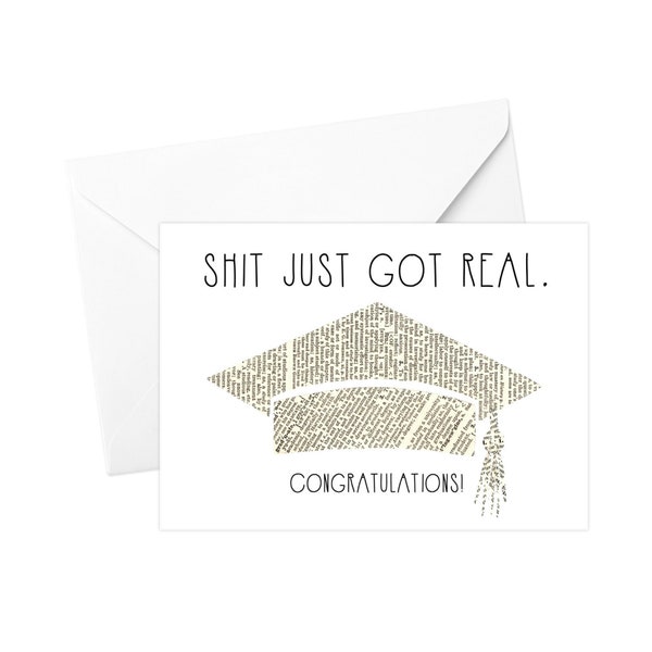 Funny Grad Card - Etsy