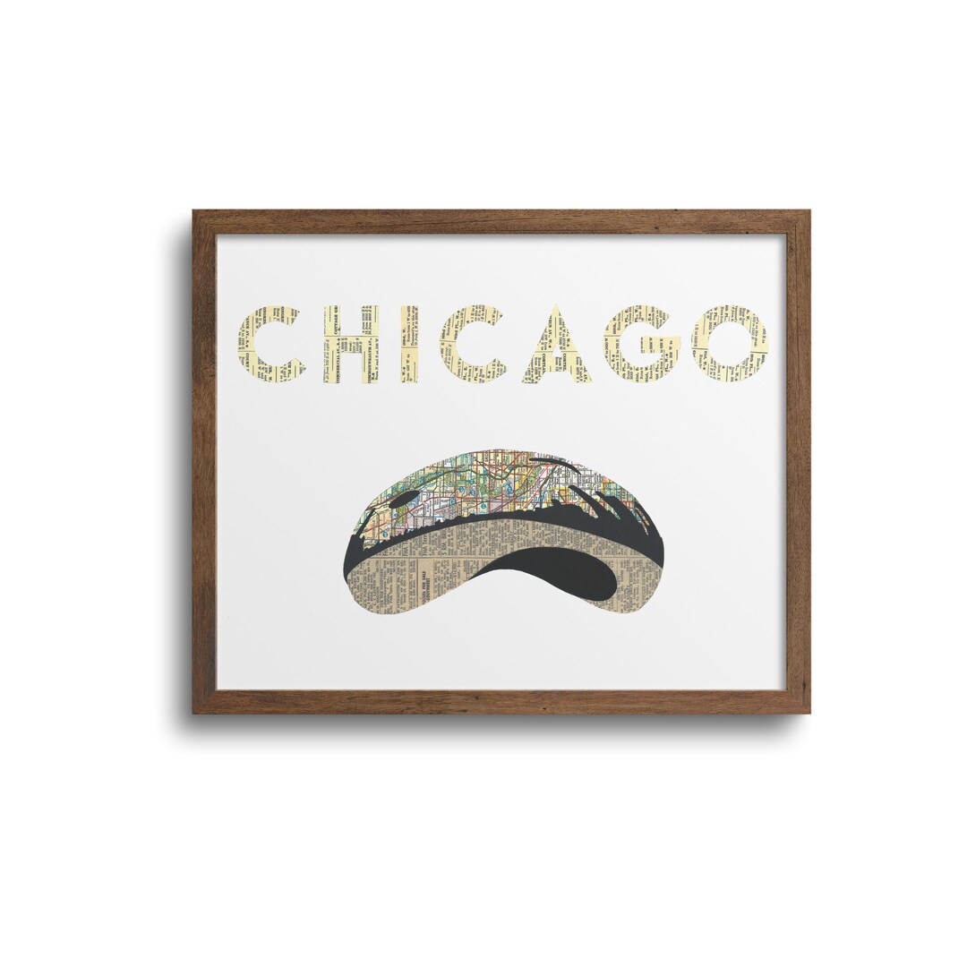 Chicago Bean Poster | Notecards - Chicago Wall Art, Chicago, Print ...