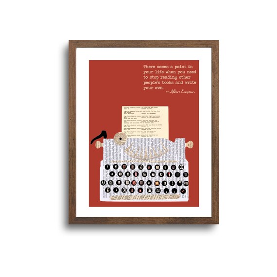 Vintage Typewriter Poster Typewriter Art Print Vintage | Etsy