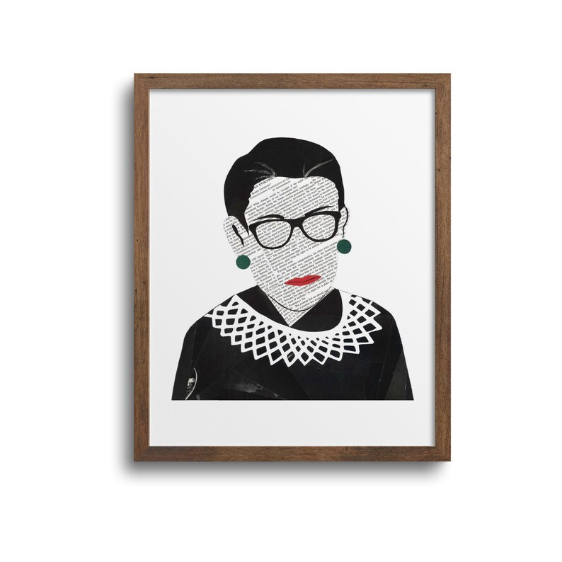 Ruth Bader Ginsburg Prints Notecards Sticker RBG Poster - Etsy