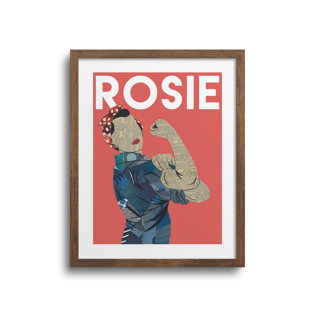 Rosie the Riveter Print - Feminist Poster, Rosie the Riveter Poster ...