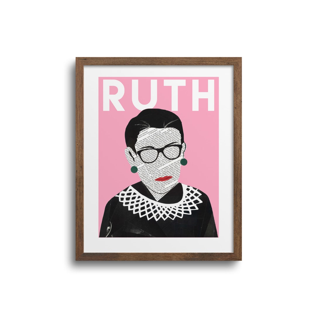 Ruth Bader Ginsburg Print RBG Poster, Feminist Poster, Ruth Bader ...