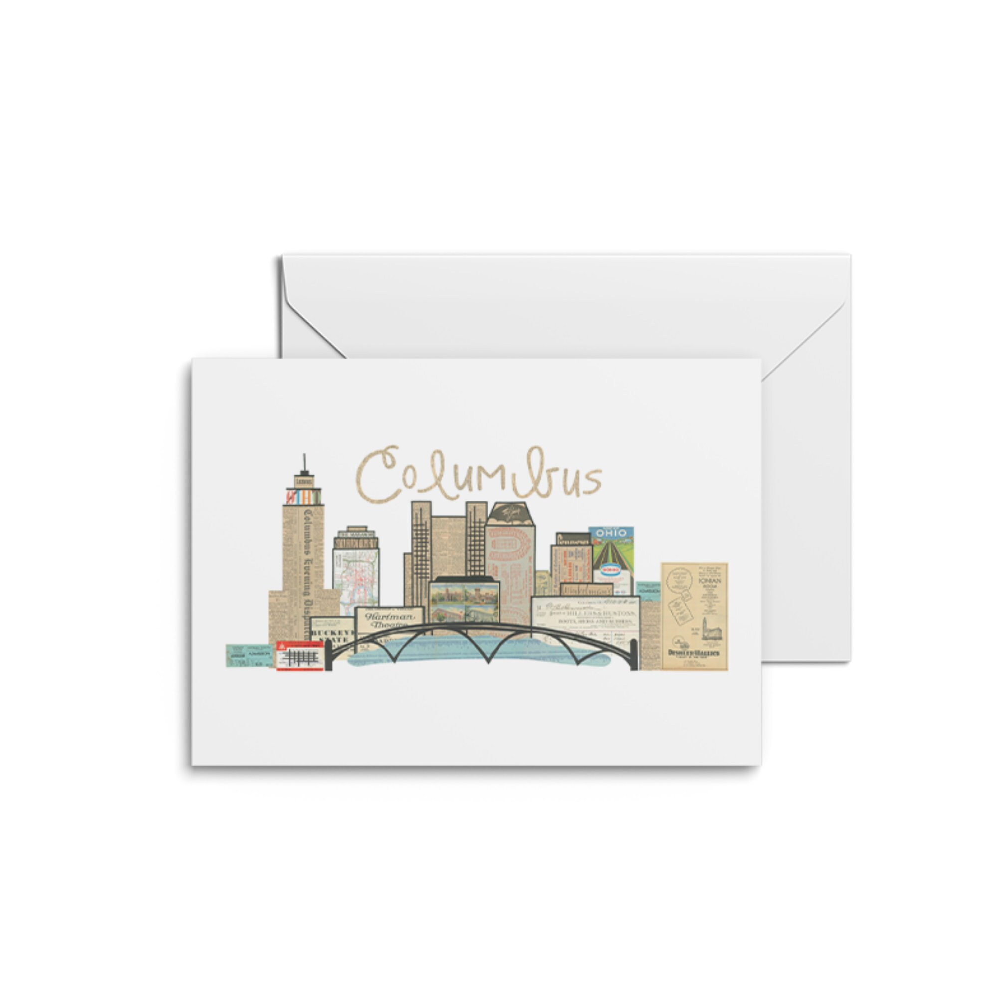 Columbus Ohio Skyline - Columbus Print, Columbus Poster, Columbus ...