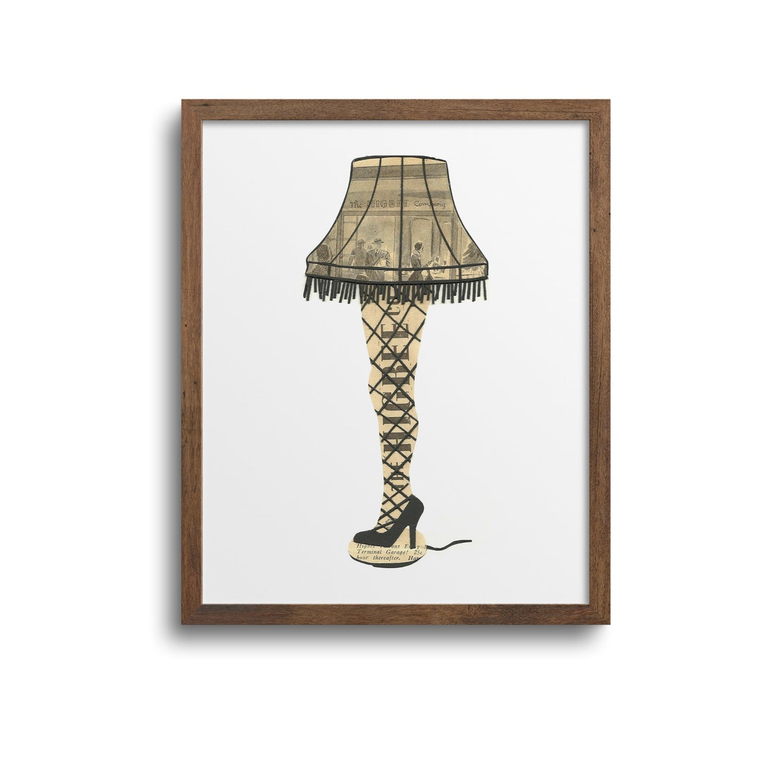 A Christmas Story Leg Lamp Prints | Notecards - Leg Lamp Poster, A ...