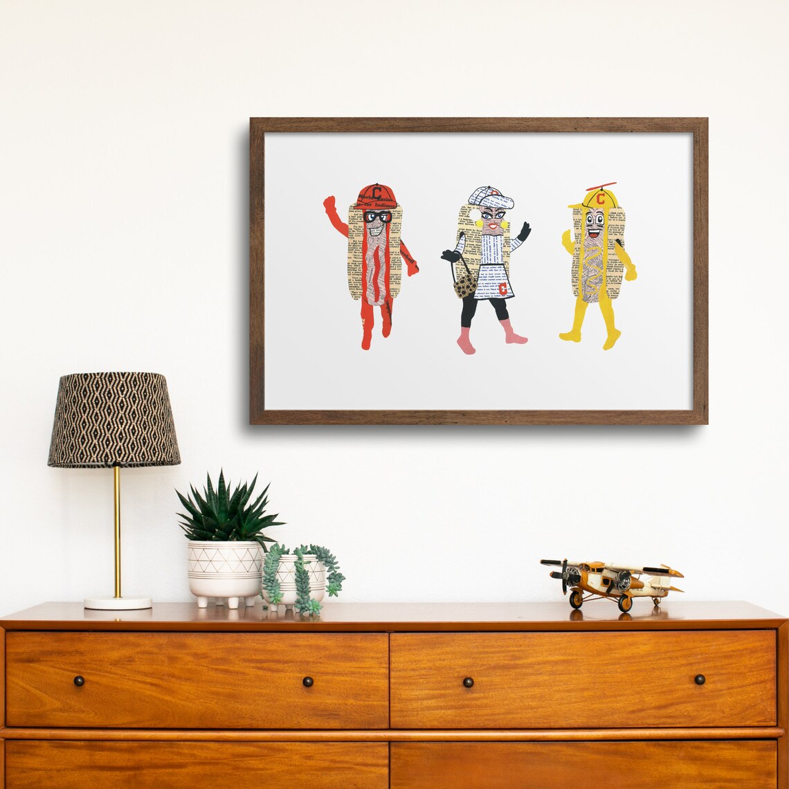 Cleveland Guardians Hot Dogs Mustard, Ketchup, Onion Prints - Cleveland ...