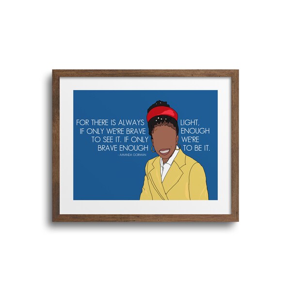 Amanda Gorman Poster - Etsy