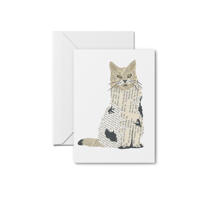 Kitty Cat Prints Notecards Cat Poster Cat Cards Cat - Etsy