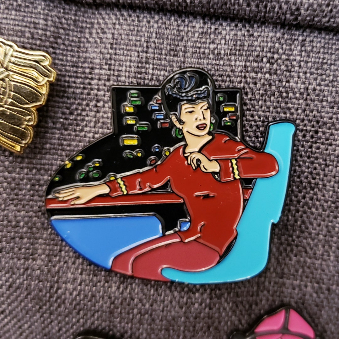Uhura Star Trek Soft Enamel Pin - Etsy