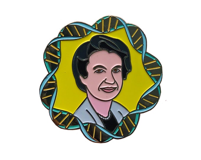 Rosalind Franklin Soft Enamel Pin - Etsy