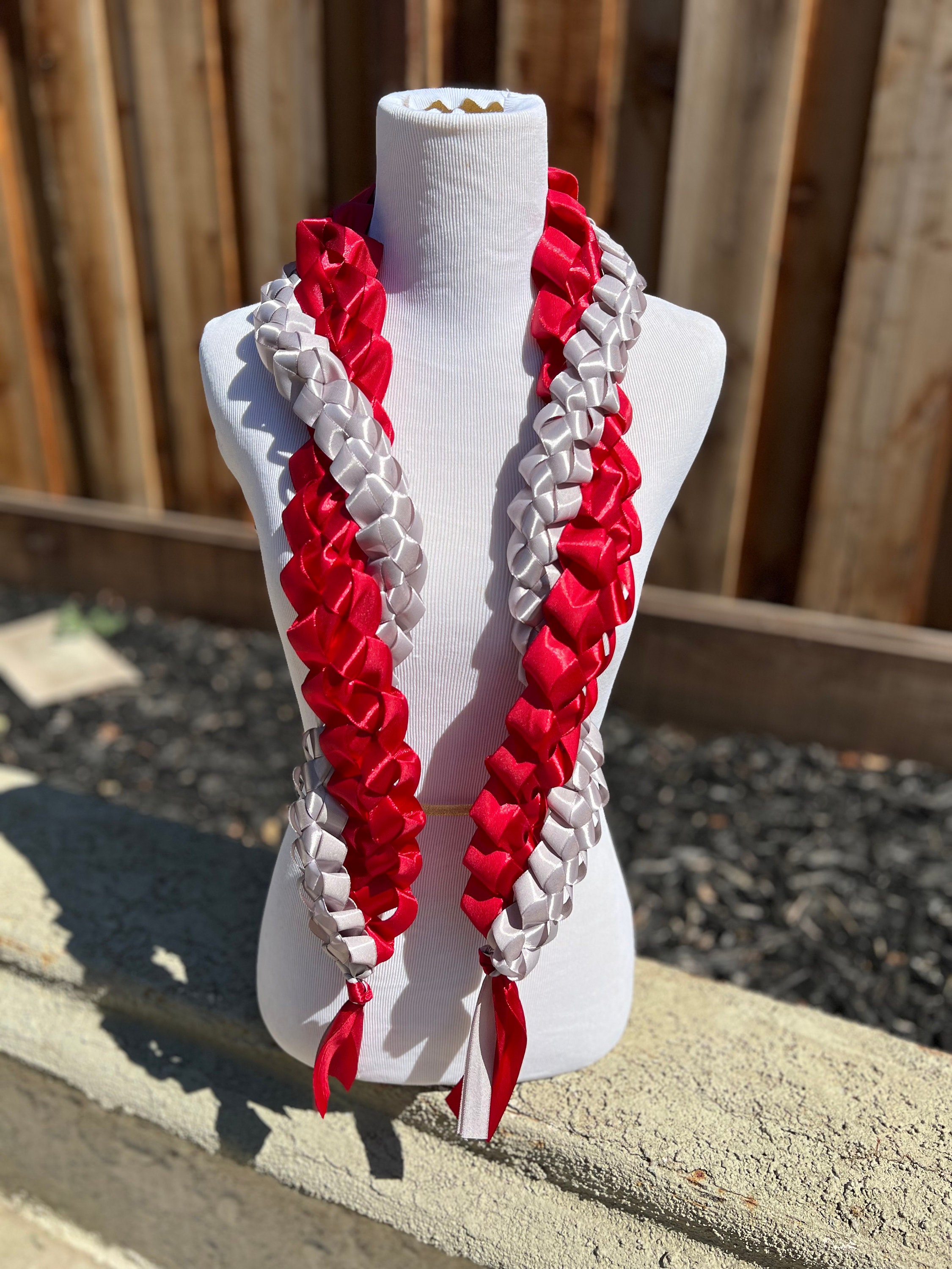 Satin Braided Ribbon Twist Leis for Promotion Ceremonies, Graduation ...