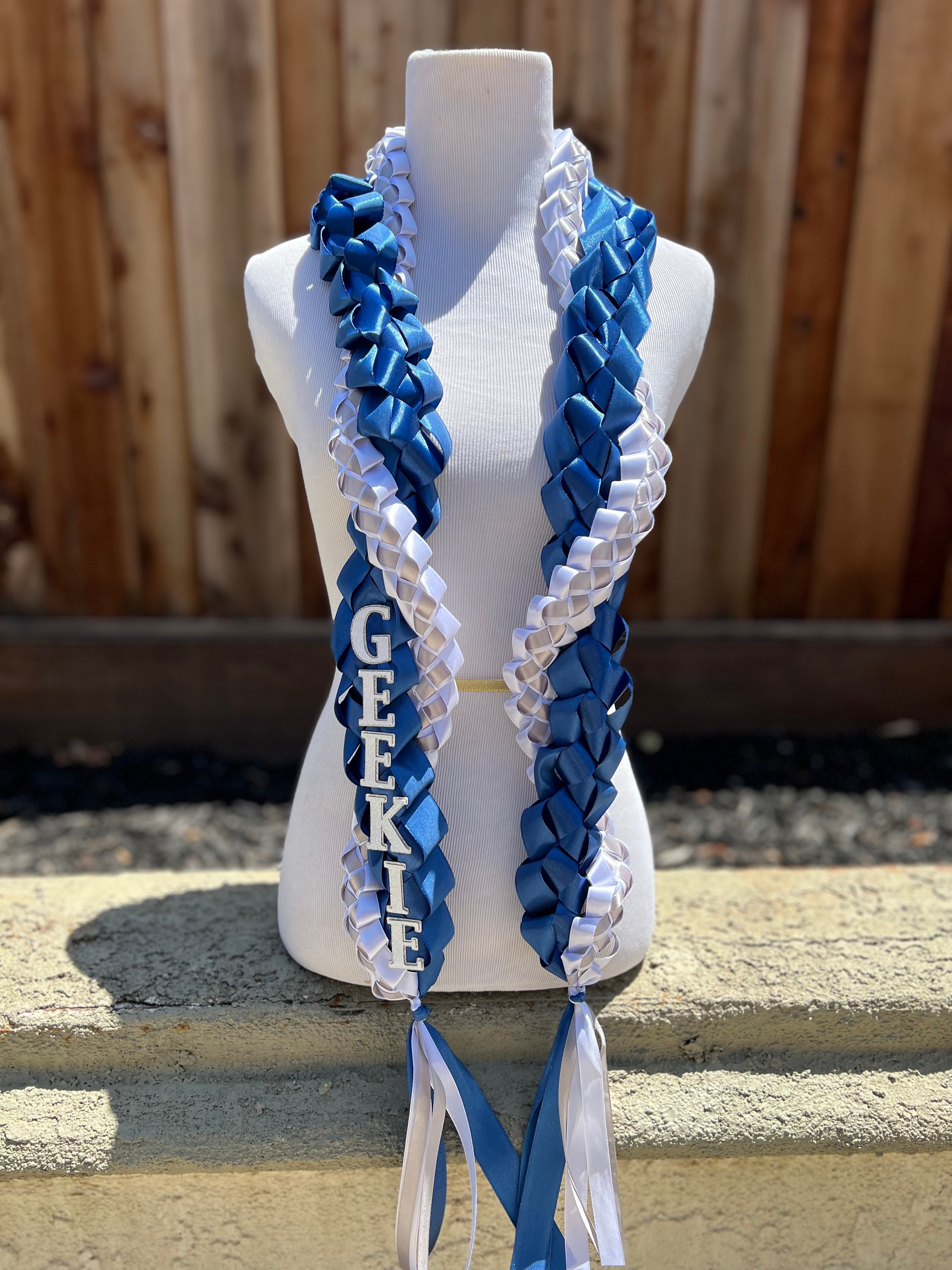 Satin Braided Ribbon Twist Leis for Promotion Ceremonies, Graduation ...
