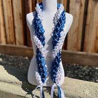 New Hawaiian Graduation Ribbon Kukui Nut Leis - Gift for Grads ...