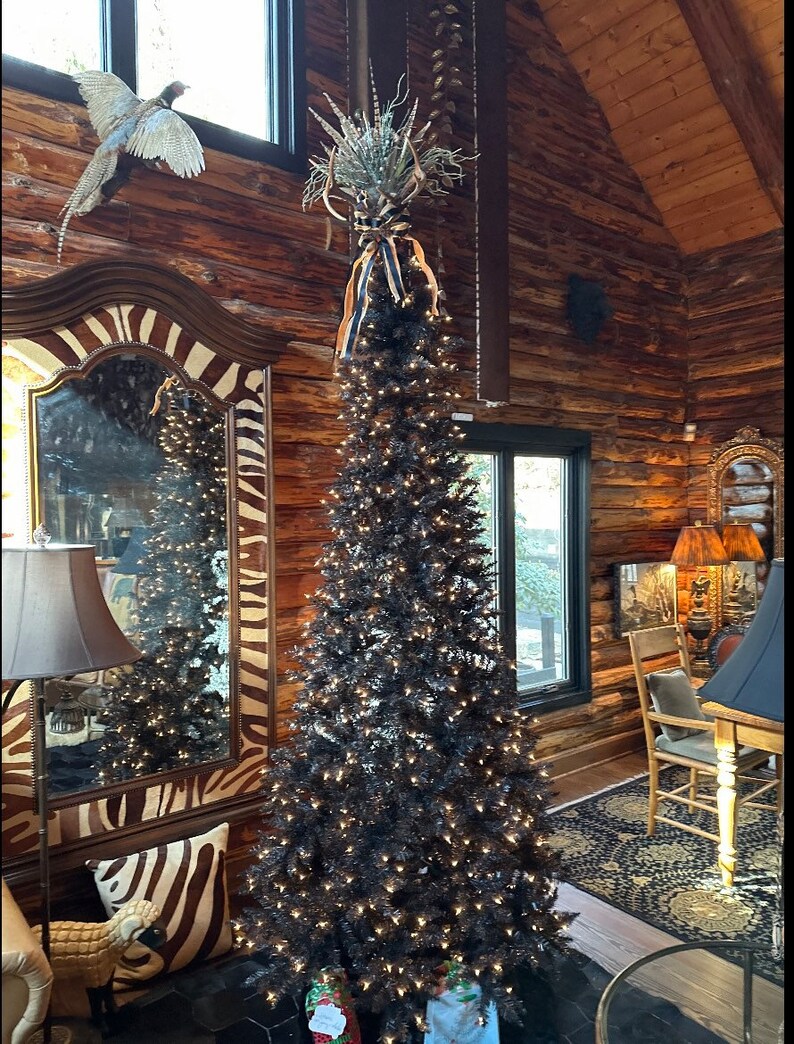 Pheasant Feather Deer Antler Tree Topper - Etsy