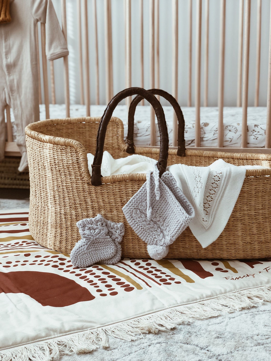 Rainbow Handmade Organic Play Mat Gender Neutral Nursery Rug - Etsy