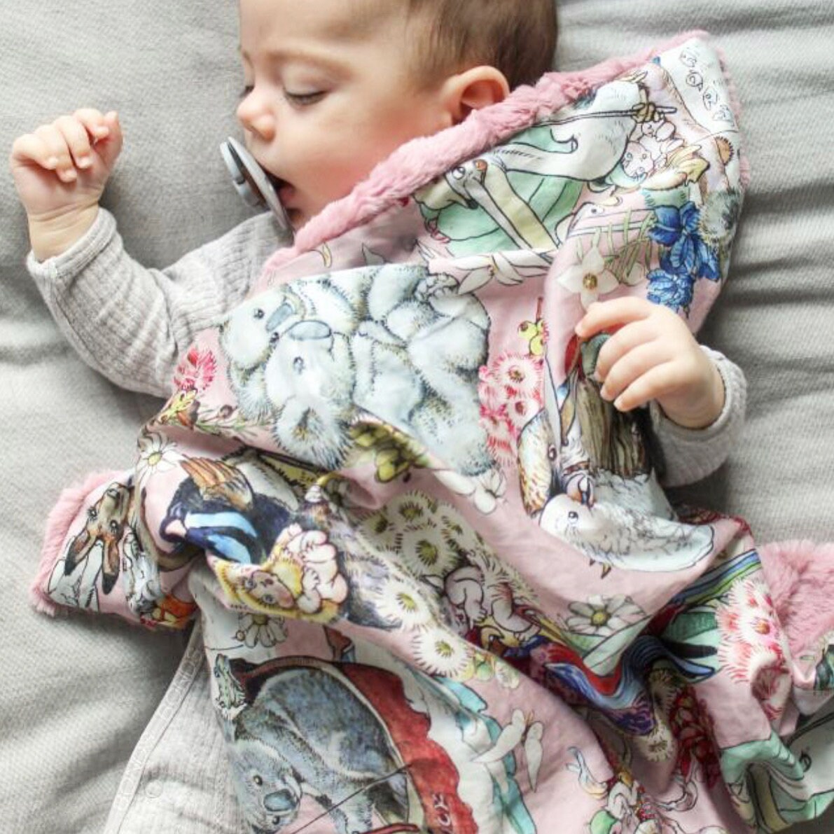 Australian Wild - May Gibbs - Cotton & Minky - Comforter / Lovey ...