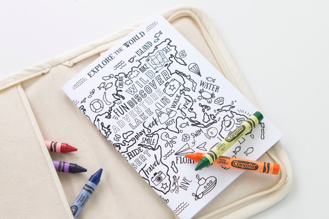 Blank Notebook - World Explorer - Travel Journal Diary - Fits in Our A5 ...