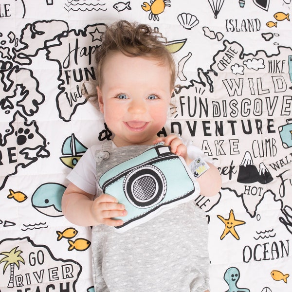 World Map Play Mat - Etsy