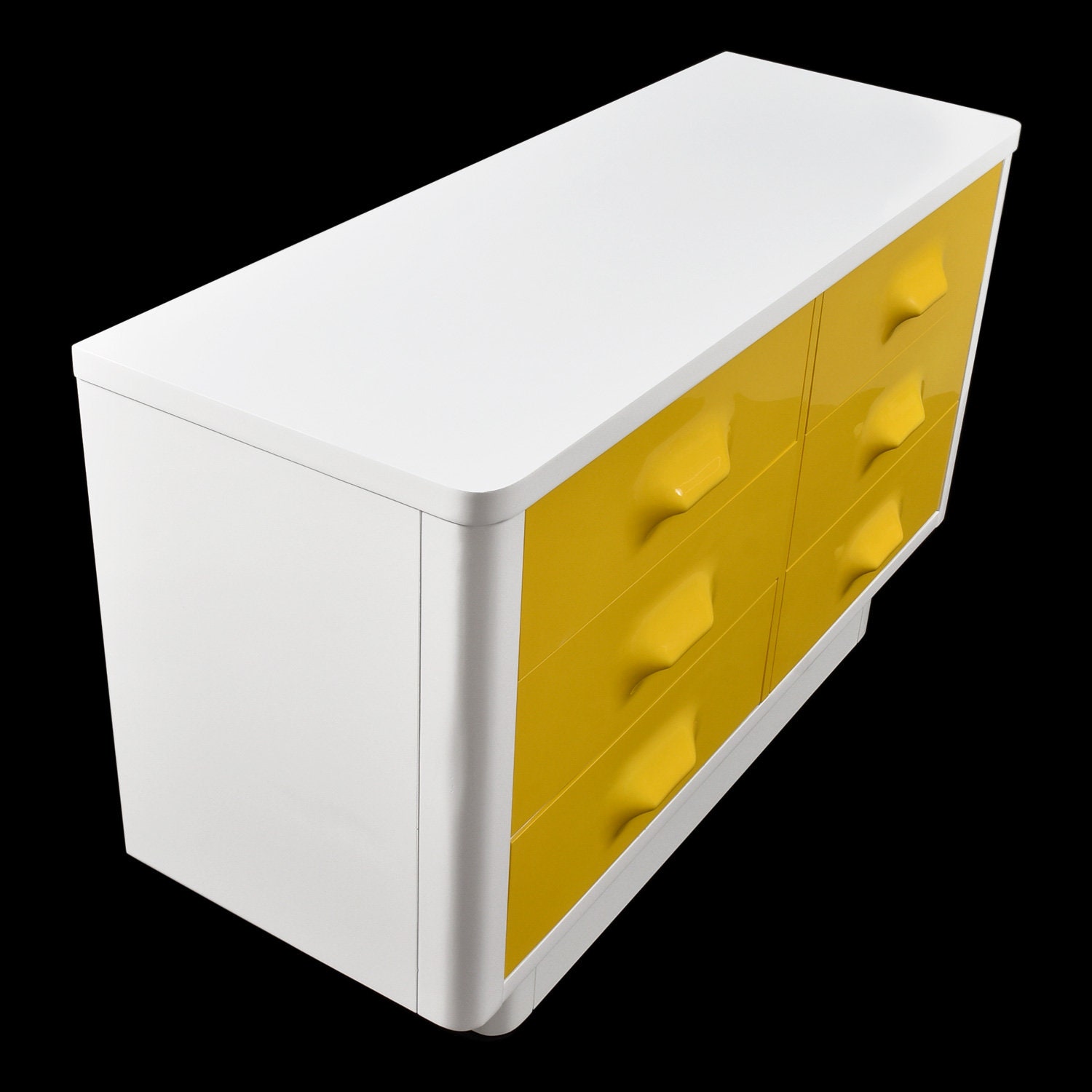 Raymond Loewy Inspired Yellow Chapter One Dresser by Broyhill Premier ...