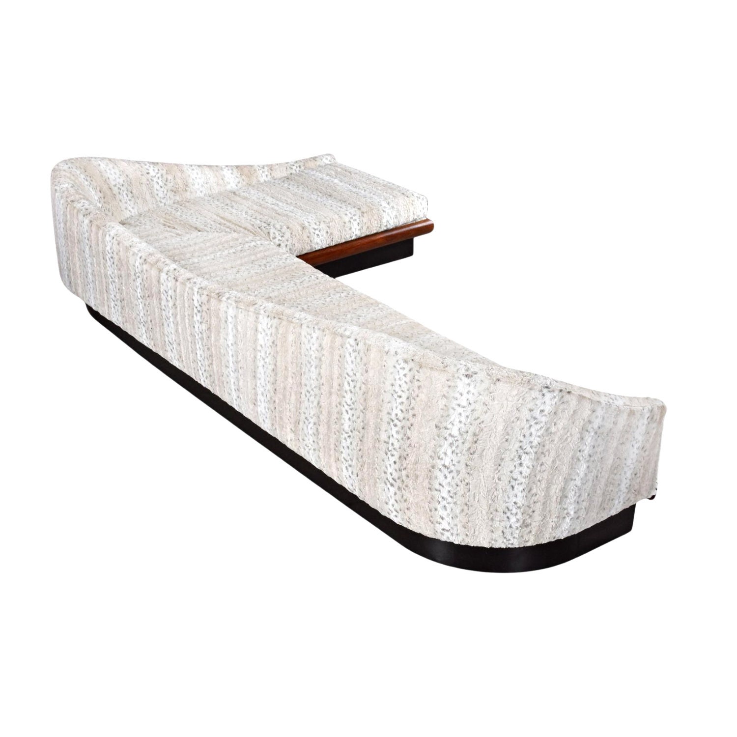 Restored Mid-century Modern Adrian Pearsall Faux Snow Leopard Cloud ...