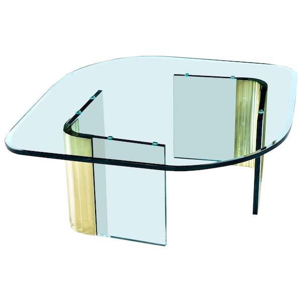 Pace Collection Glass Table - Etsy