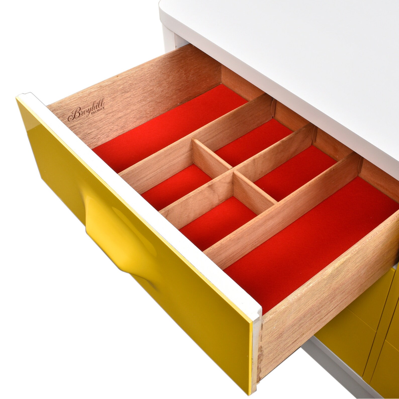 Raymond Loewy Inspired Yellow Chapter One Dresser by Broyhill Premier ...
