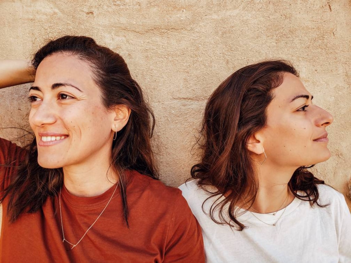 Florence Half-Moon Hoops // Half-Circle Threader Earrings // | Etsy