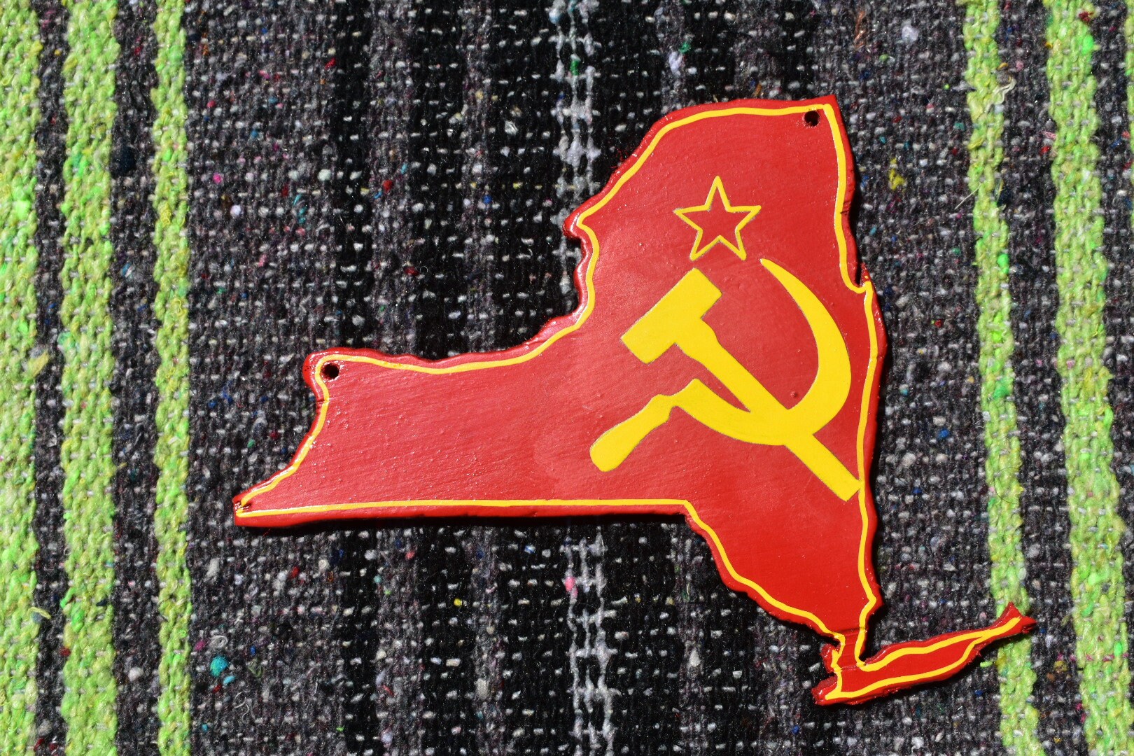 Bandera Comunista Estado de Nueva York Corte - Etsy España