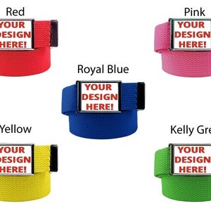 Build A Belt: Men's Design Your Own Buckle With Your Image or Text ...