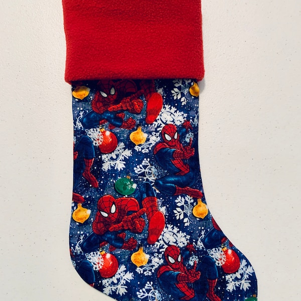 Spiderman Christmas Stockings - Etsy