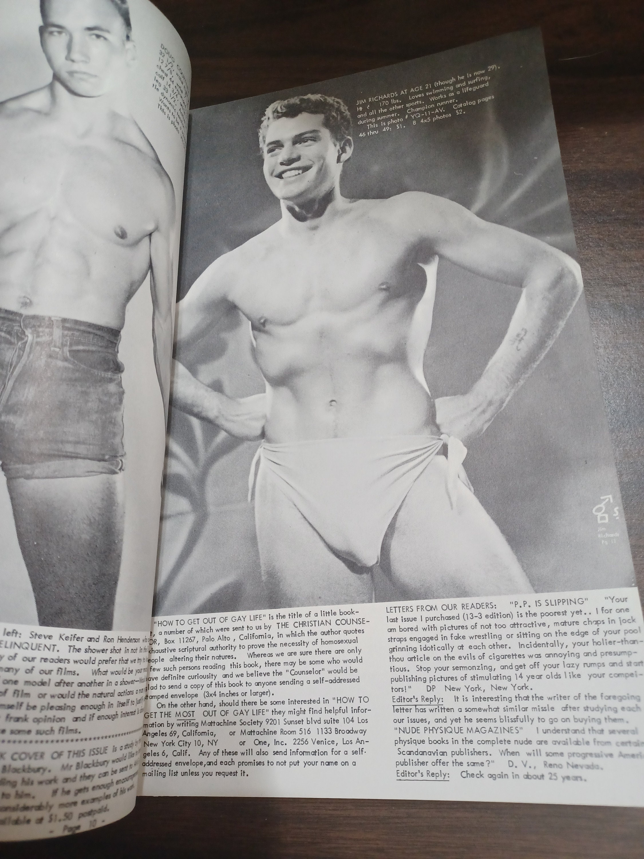 Vintage Physique Pictorial Volume 14 Issue 2 Bob Mizer AMG, Gary Conway on Cover, 1964 LGBTQ Gay ...
