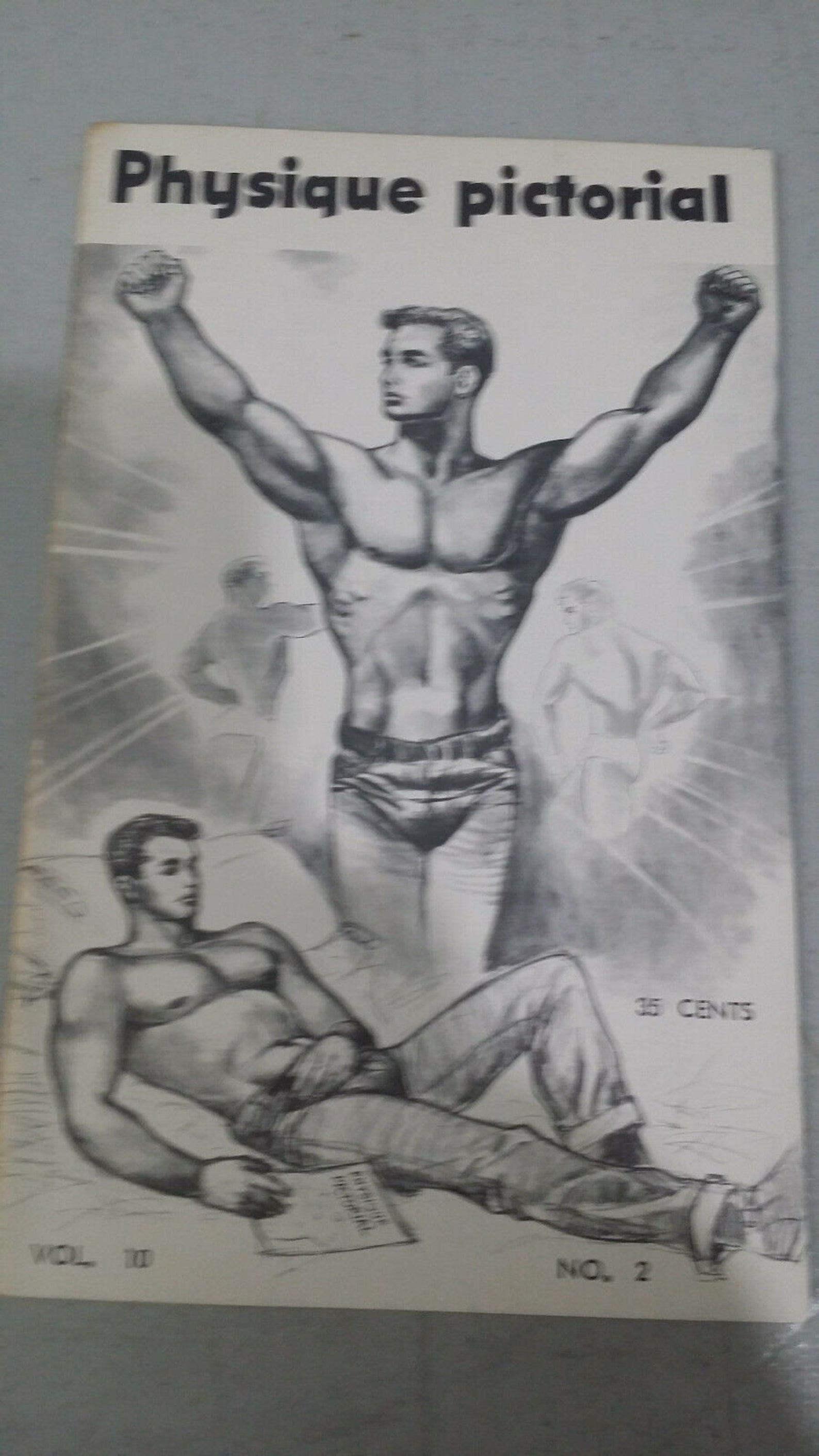 PHYSIQUE PICTORIAL 1960 Vol. 10 No. 2 AMG Art-bob Cover - Etsy