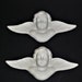 Pair of Small Antique Guardian Angel Protector Angel in - Etsy