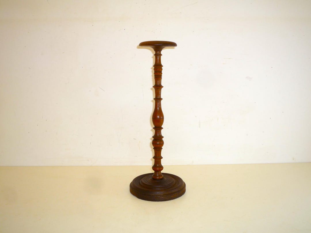 Antique Wooden Hat Stand / French Turned Wood Hat Holder Antique ...