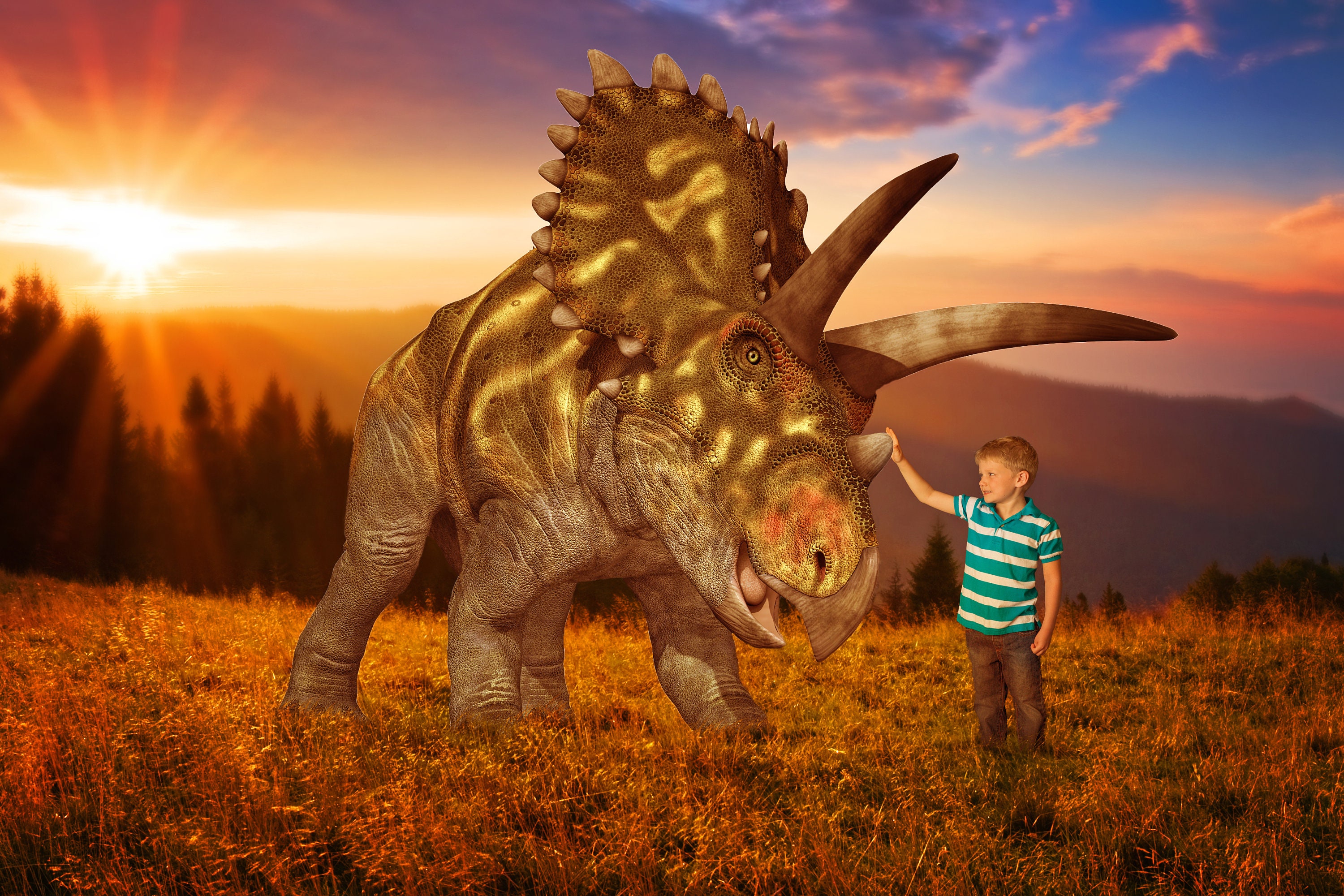 Dino Digital Backdrop - Etsy